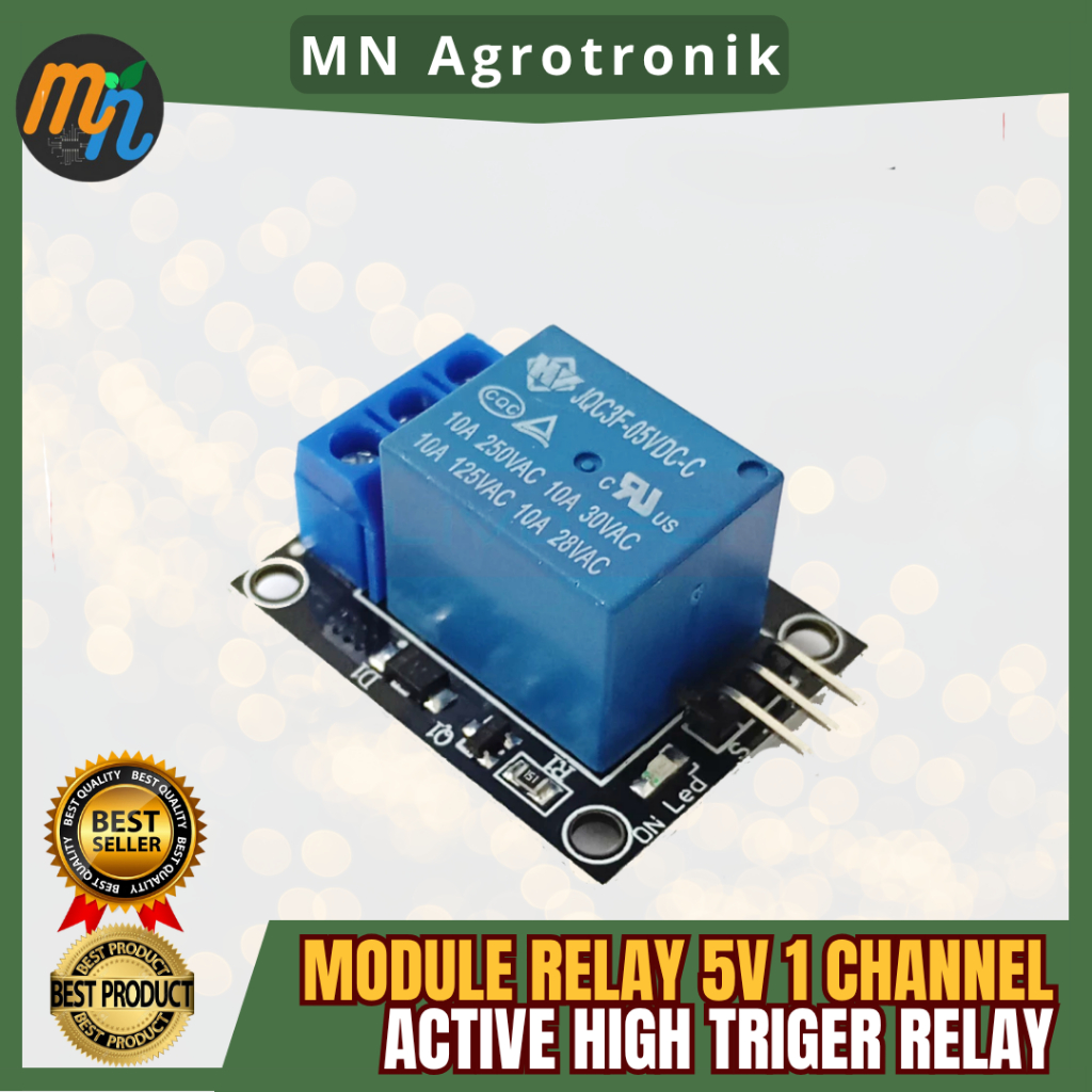 Jual MODULE RELAY 5V 1 CHANNEL 5V KY-019 ACTIVE HIGH TRIGER RELAY 1 CHANNEL | Shopee Indonesia