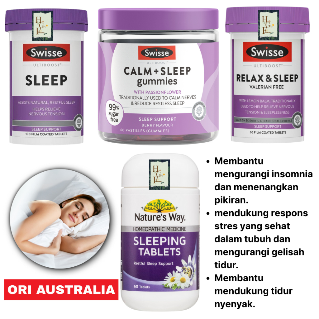 Jual Swisse Ultiboost Relax & Sleep, calm sleep, sleep | Shopee Indonesia