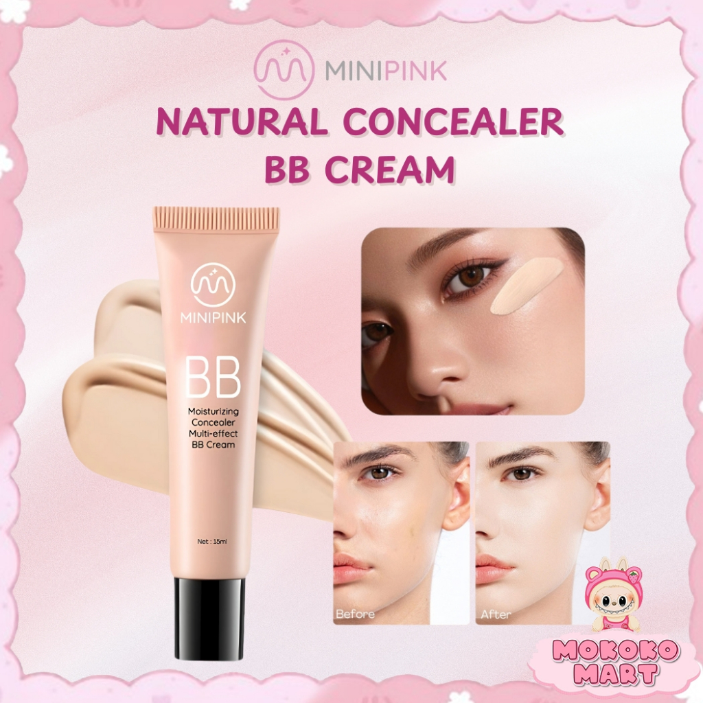 Jual MM BPOM MINIPINK Concealer BB Cream Moisturizer Brightening Liquid ...
