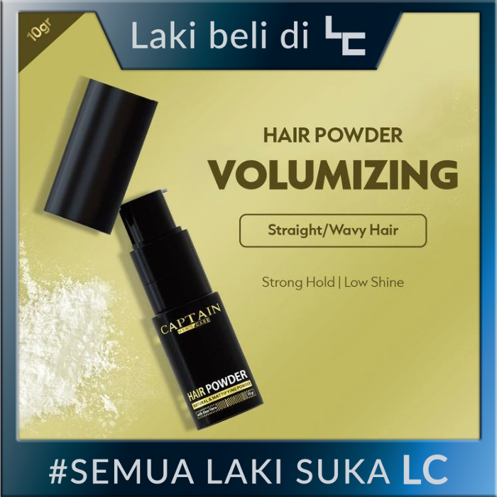 Jual Captain Men's Care Hair Powder Spray / bubuk penata rambut ...