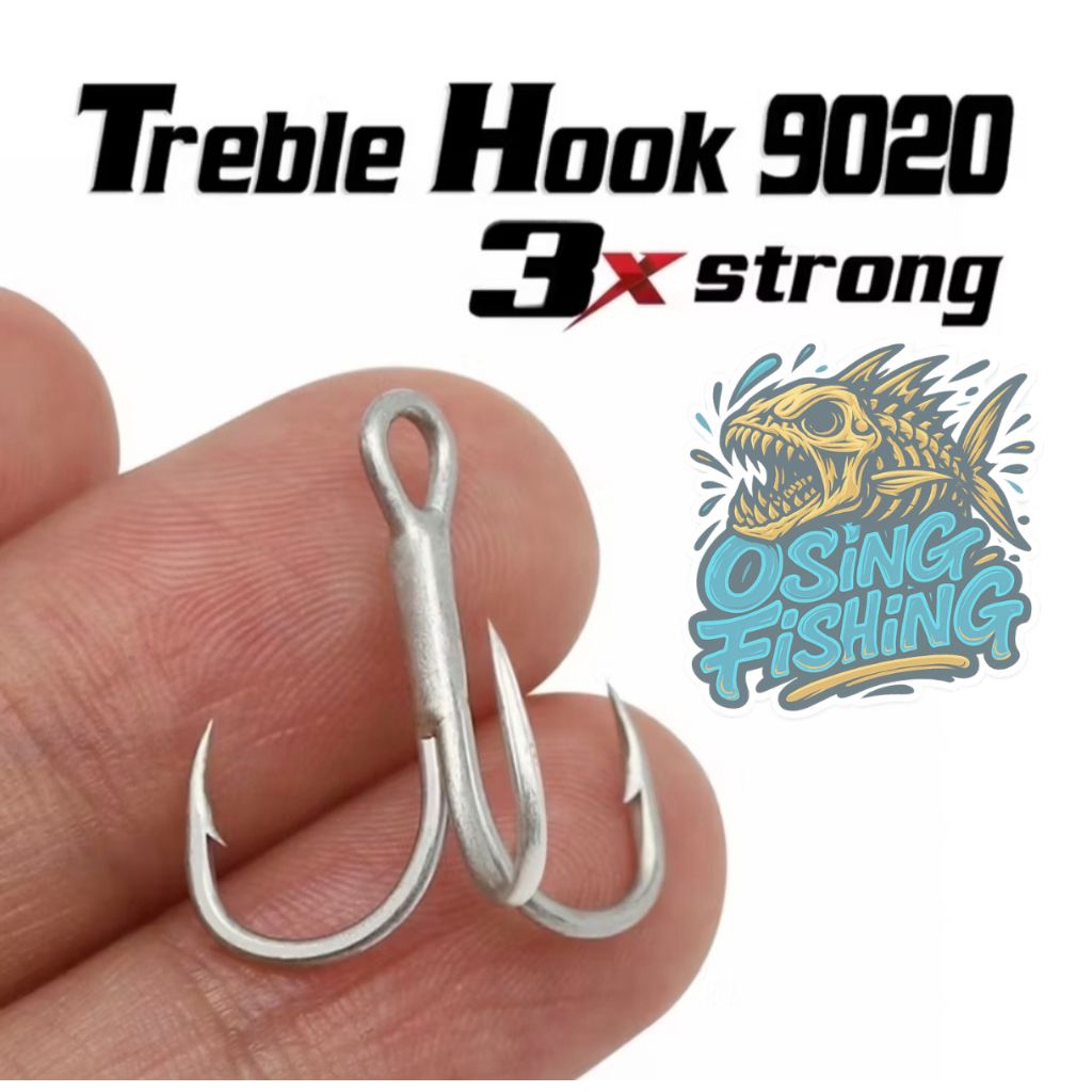 Jual Treble Hook 3x Strong Treble Hook Kuat Tajam dan Anti Karat ...