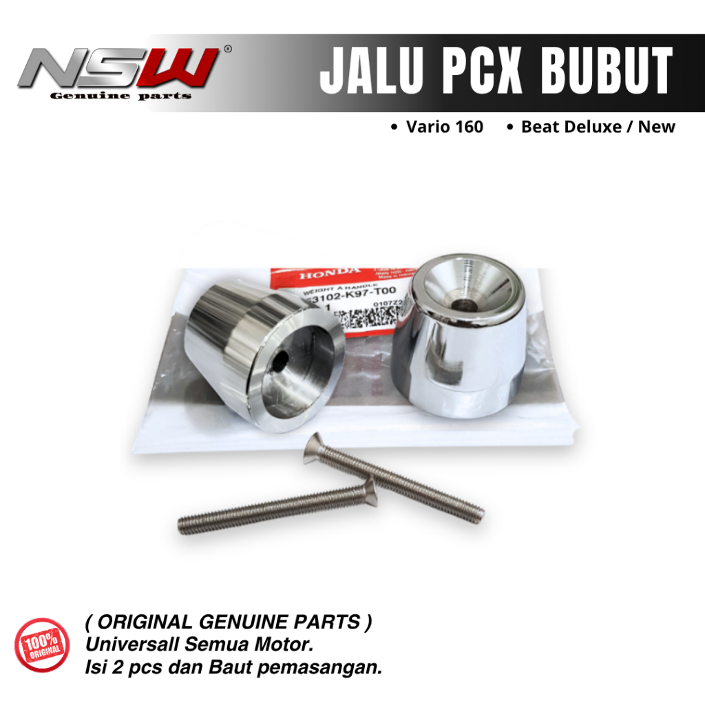 Jual Vky Jalu Bubut PCX Chrome BANDUL STIR BEAT DELUXE VARIO 160 Beat ...