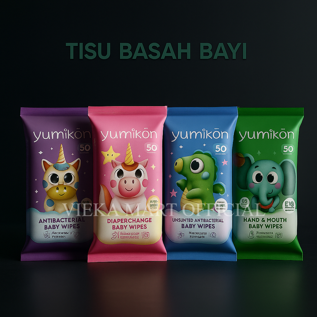 Jual Tissue Basah YUNIKON baby wipes 50s Buy 1 Get 1 | Shopee Indonesia