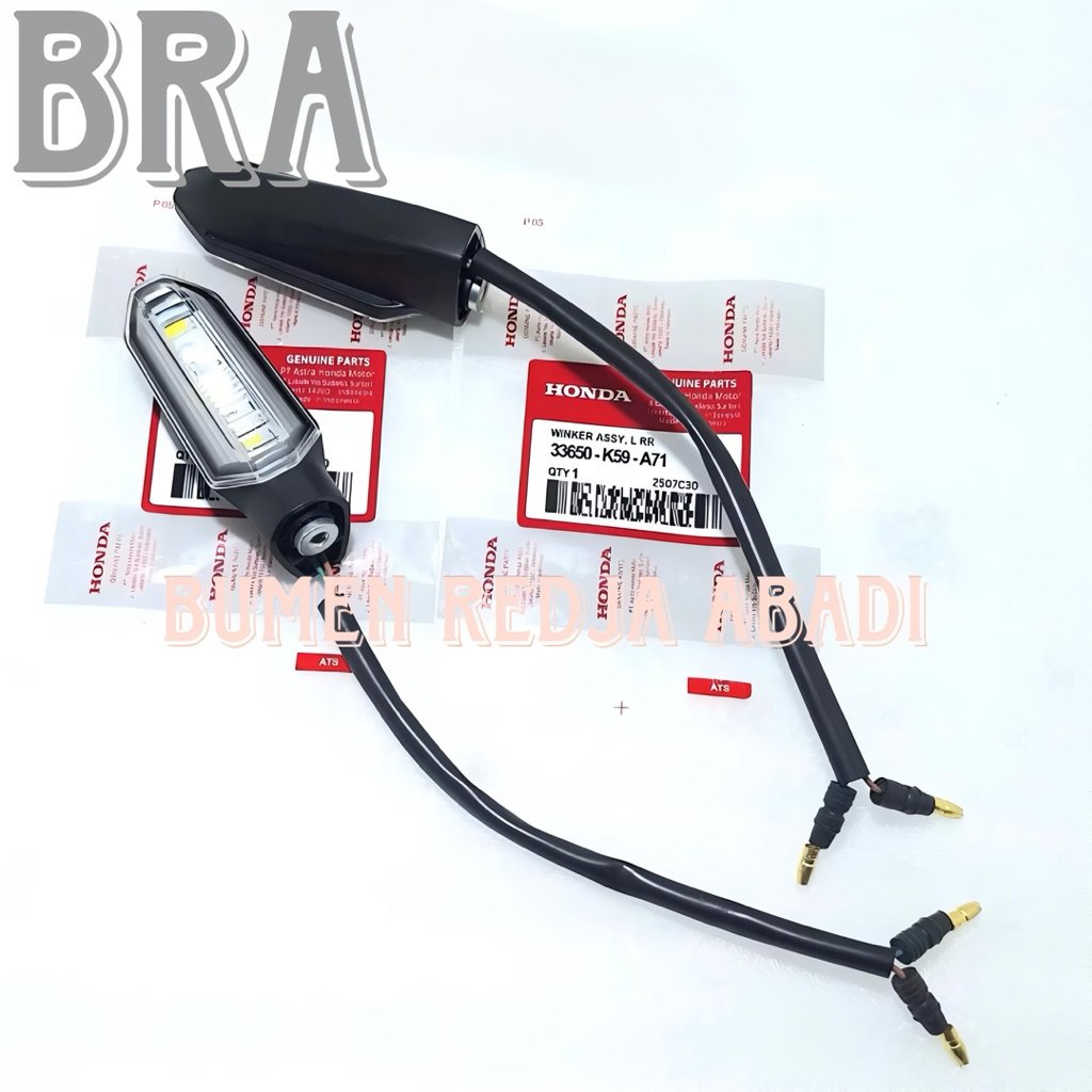 Jual Lampu sen sein ritting LED plus karet honda vario 150 vario 125 ...