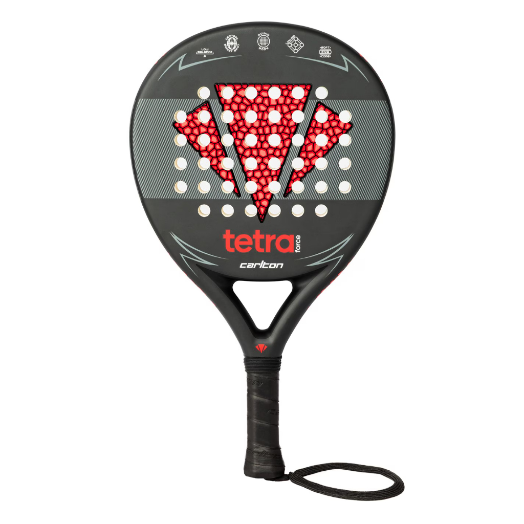 Jual Raket Padel Carlton Tetra Force | Composition: 100% Glass Fiber ...