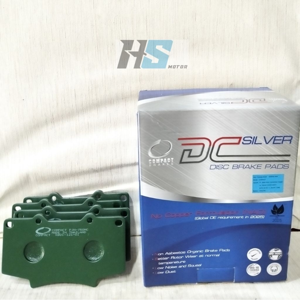 Jual COMPACT BRAKE PAD KAMPAS REM DEPAN MOBIL TOYOTA FORTUNER VRZ HILUX ...