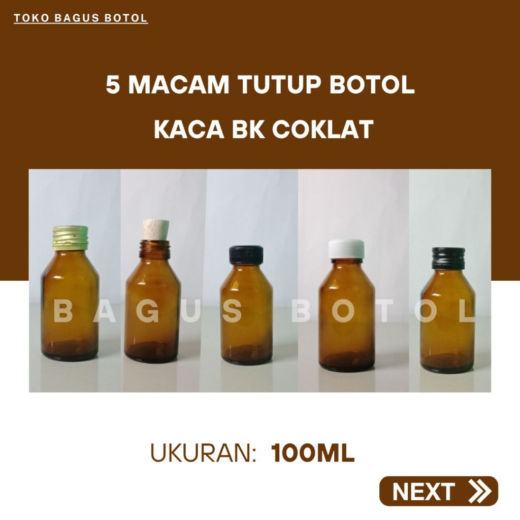Jual botol amber bode 60 ml cocok untuk kemasan sirup ,obat dan farmasi ...