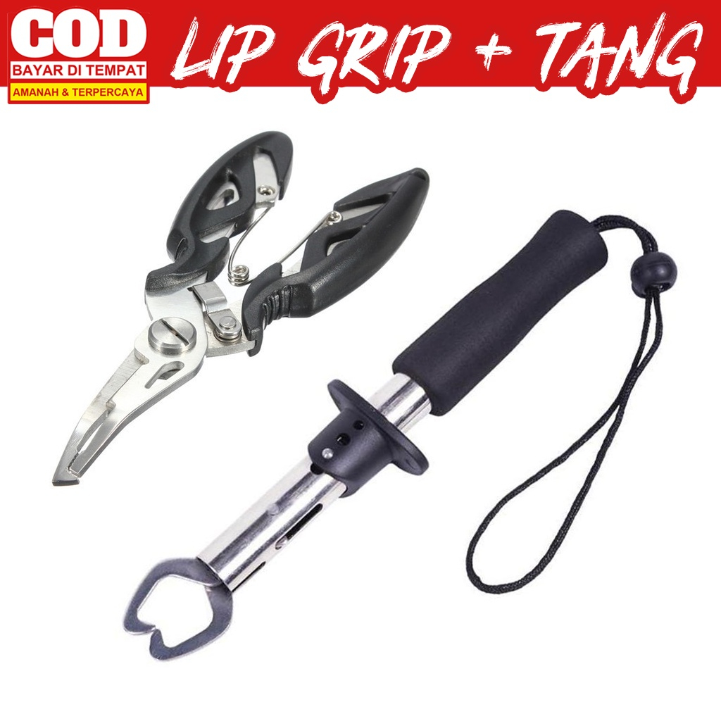 Jual Lip Grip Tang Split Gripper Penjepit Mulut Ikan Pancing | Shopee ...