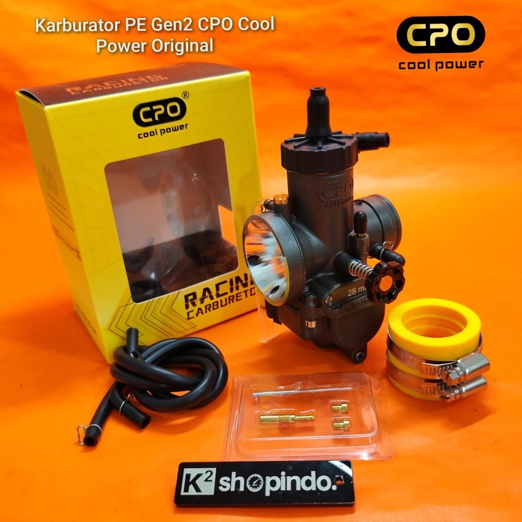 Jual Karburator PE Gen2 Karbu PE 24 26 28 30 Black Series CPO Cool Power Original | Shopee Indonesia