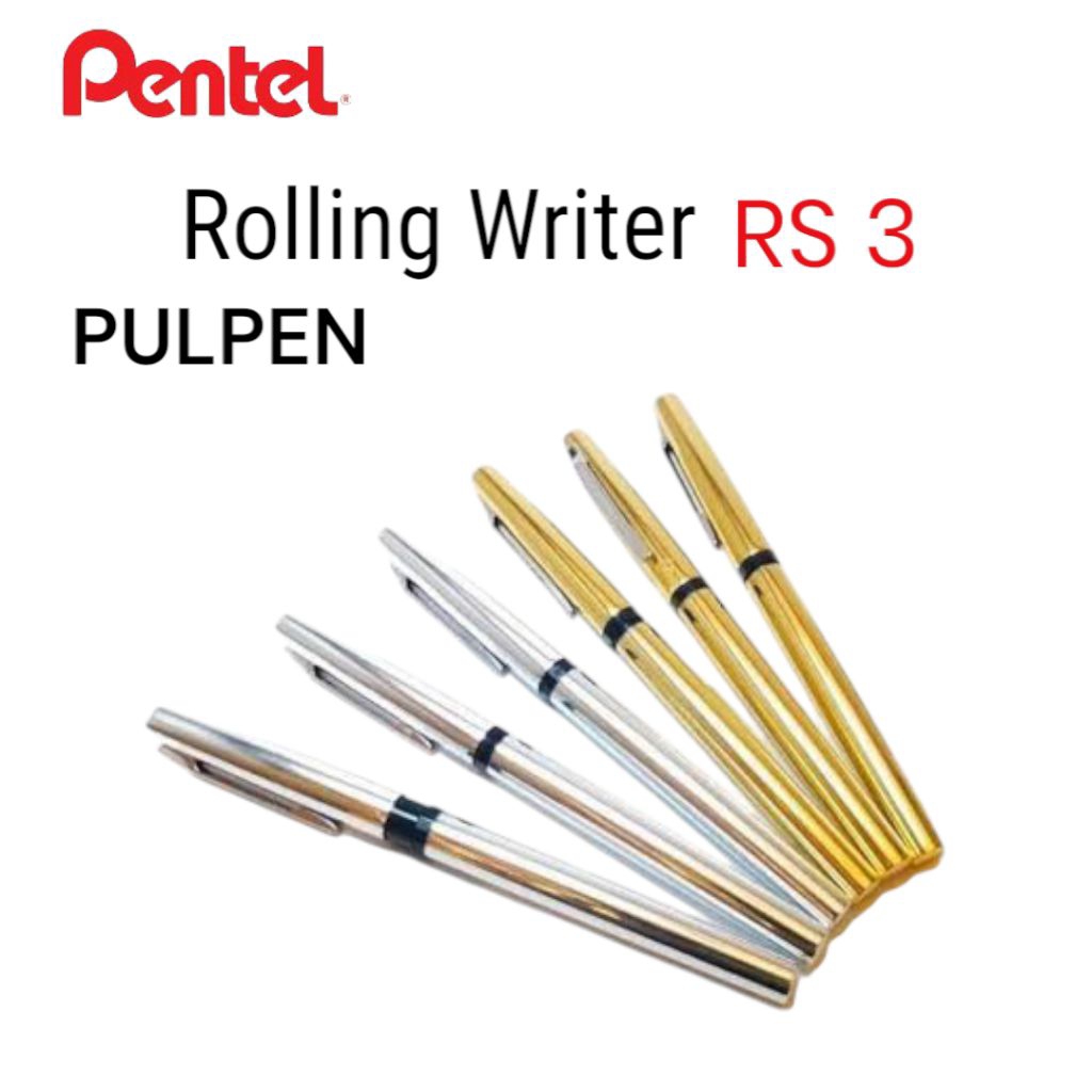Jual PULPEN PENTEL RS 3 ROLLING WRITER ASLI (PCS) | Shopee Indonesia