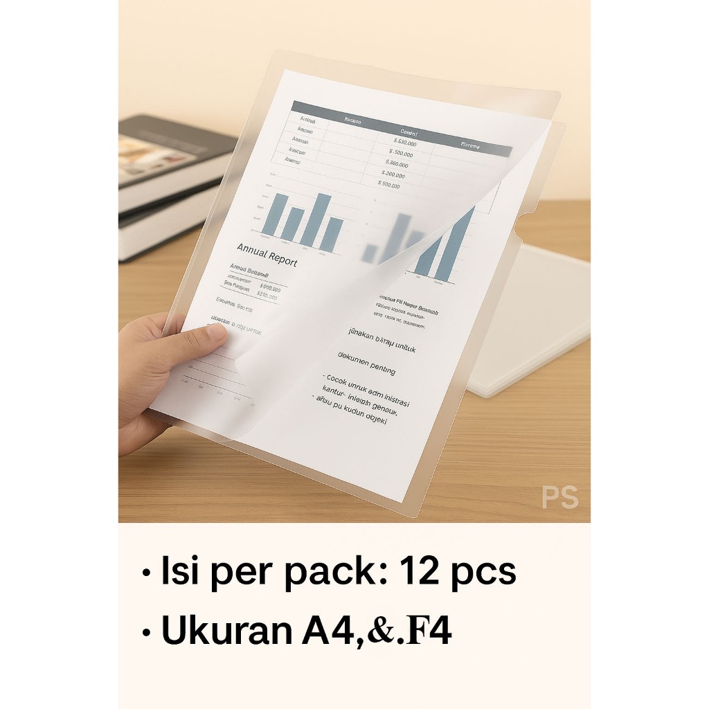 Jual MAP L Plastik Bening / Clear Sleeves A4 F4 - MAP L Folder Arsip ...