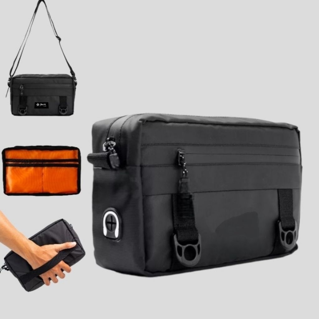 Jual Handbag Bahan Waterproof Tas Selempang Pria Tas Slingbag Bahan ...