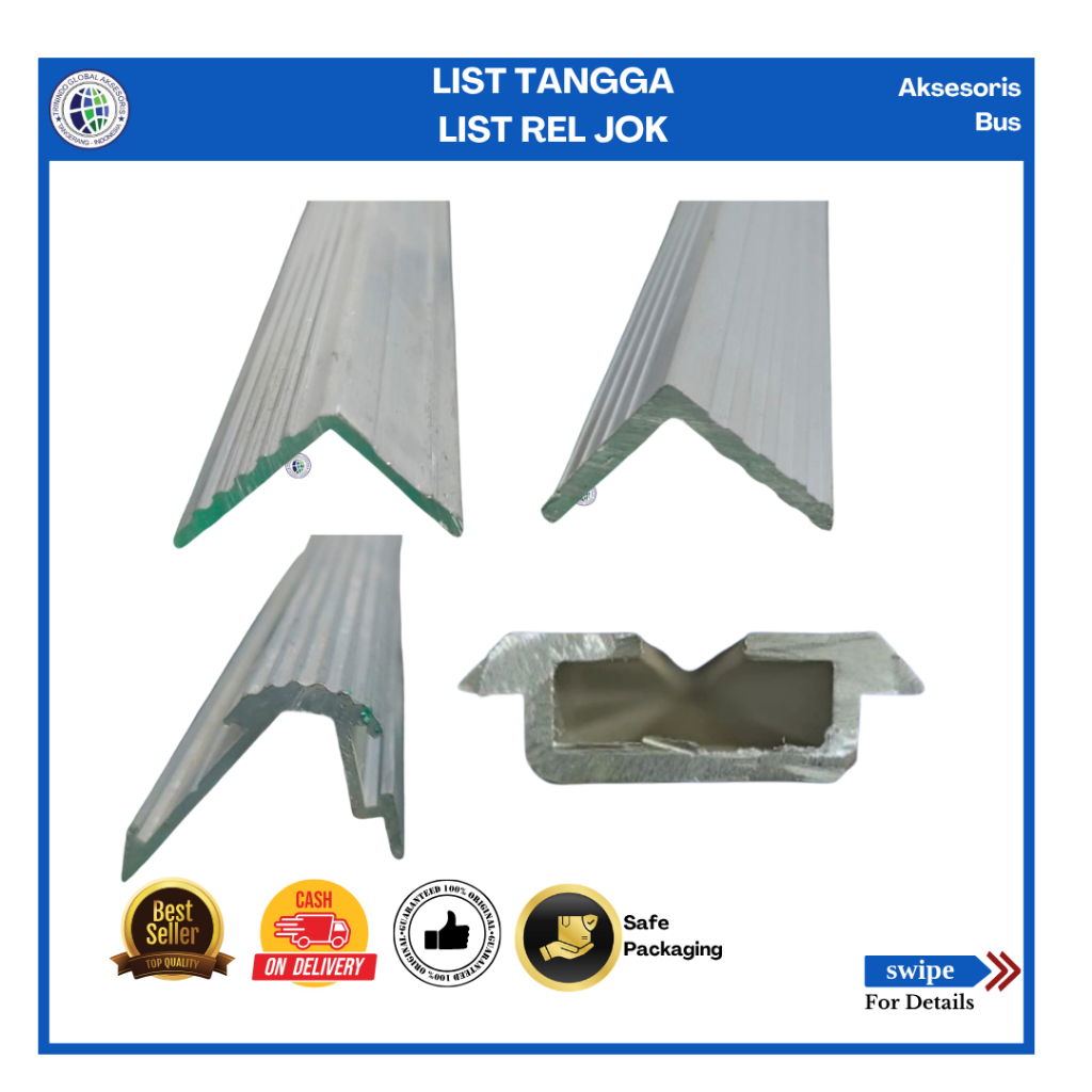 Jual List tangga bus/list rel jok bus | Shopee Indonesia