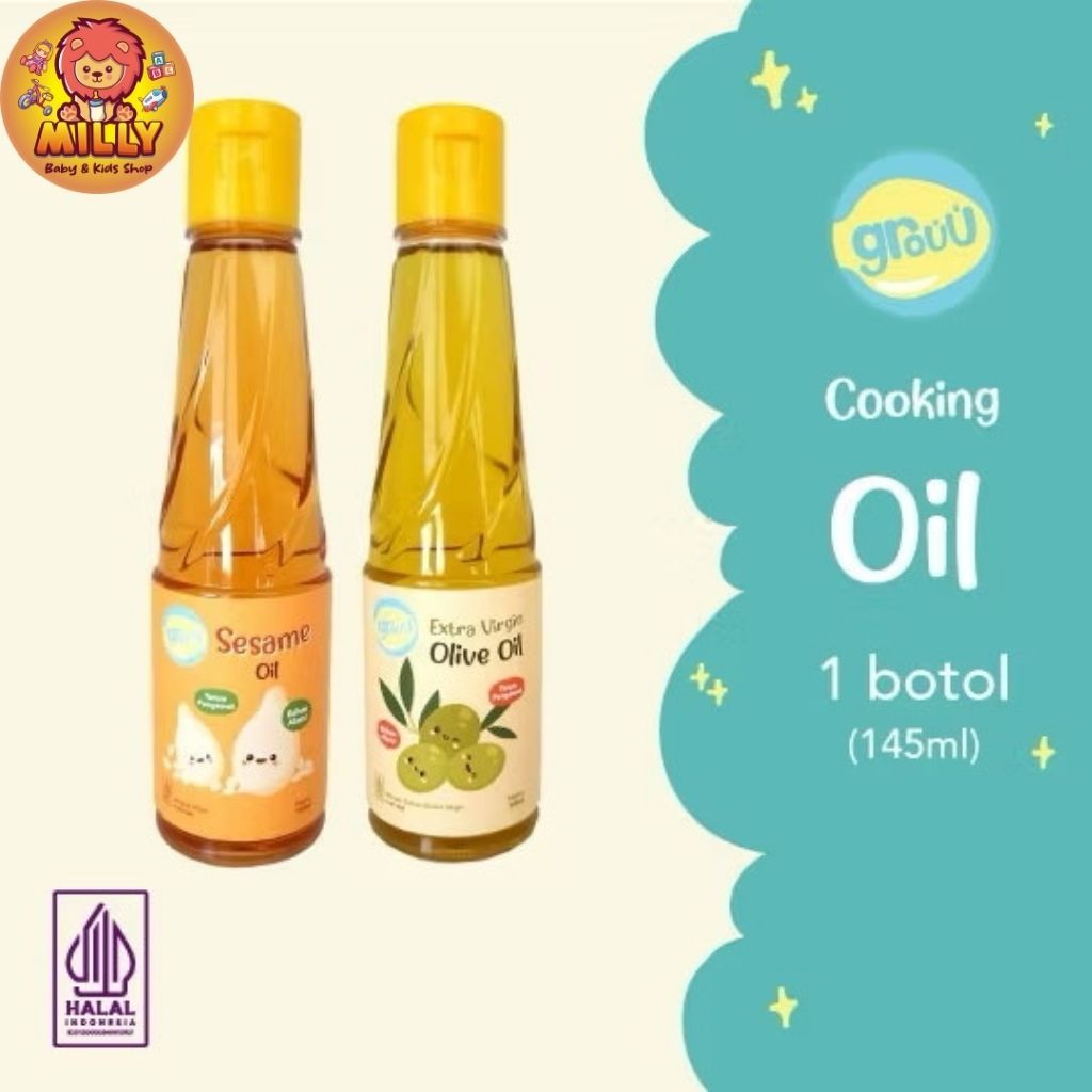Jual GROUU - Extra Virgin Oill (EVOO) & Sesame Oil MPASI | Shopee Indonesia