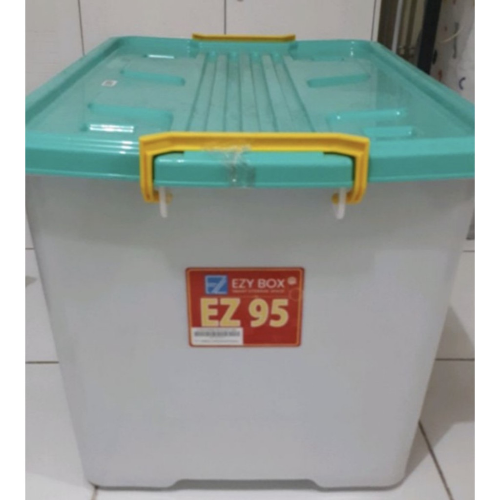 Jual EZY BOX CONTAINER / BOX PLASTIK / EZY BOX 95 L | Shopee Indonesia