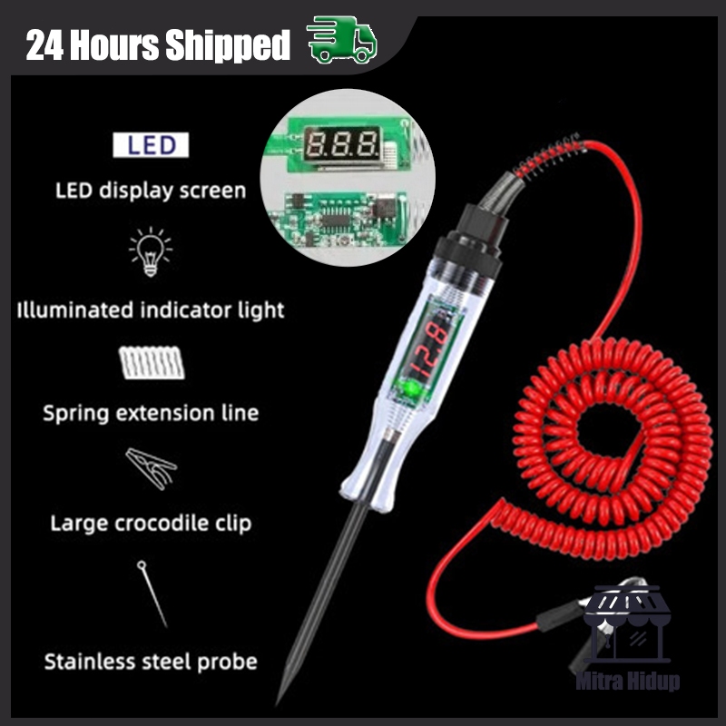 Jual HYTRA Tespen Digital Dc Tester Test Pen Kabel Listrik Tespen Obeng ...