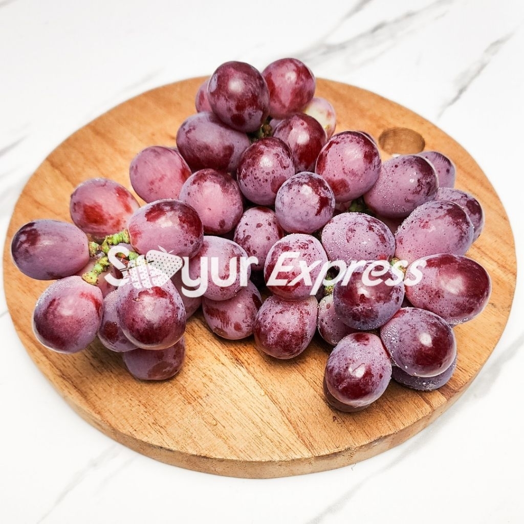Jual KIRIM INSTAN Anggur Red Globe Pack 500gr | Shopee Indonesia