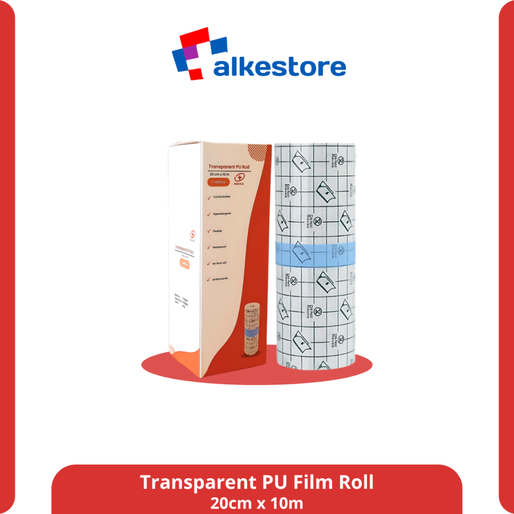 Jual MEDICA - Plester anti air medis/Plester Luka/Transparan Film PU ...