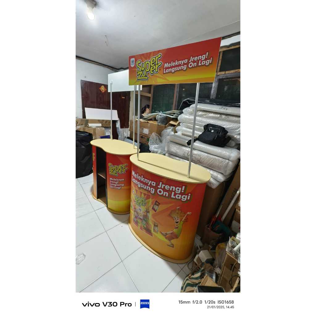 Jual Polycounter Curve Oval (with header) | Pop Up Table | Pop Up ...