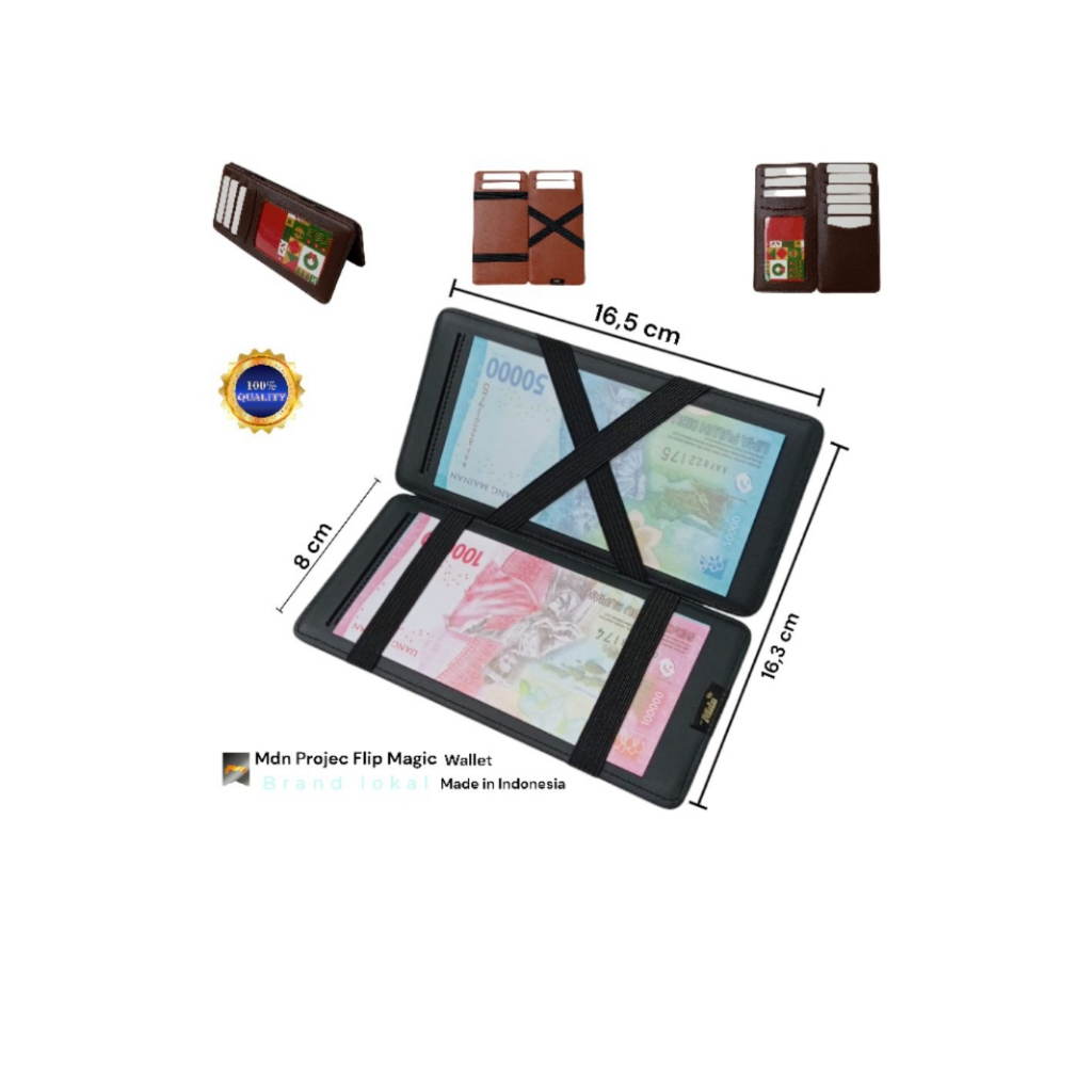 Jual Mdn Gala Wallet Dompet Kartu Dan Uang Lipat Pria Wanita Card ...