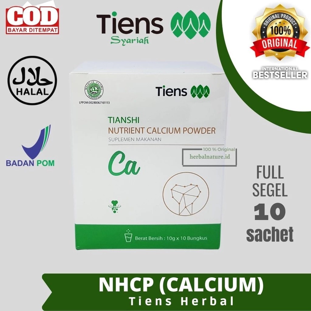 Jual TIENS Nutrient Calcium Powder Susu Kalsium Dewasa Untuk Patah ...