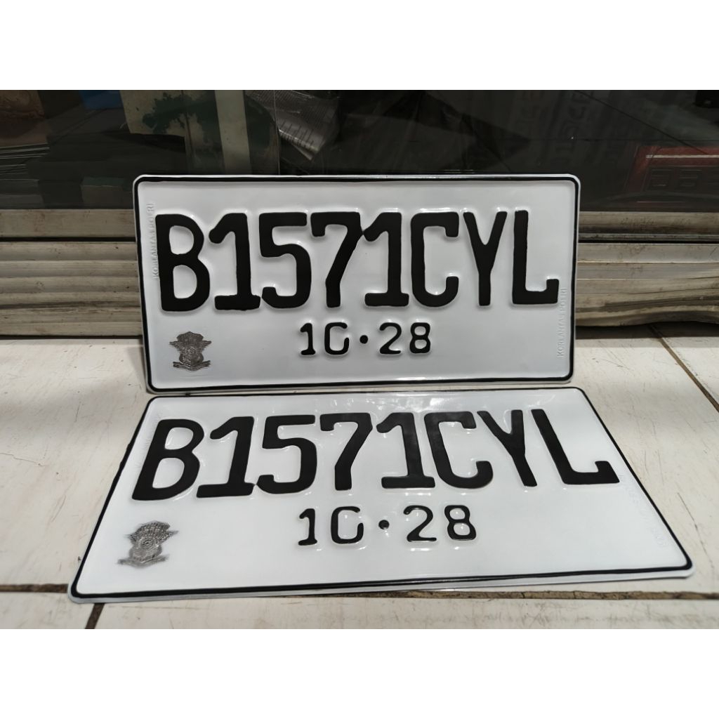 Jual Variasi Plat JDM harga satuan (1biji)bukan sepasang FONT BARU ...