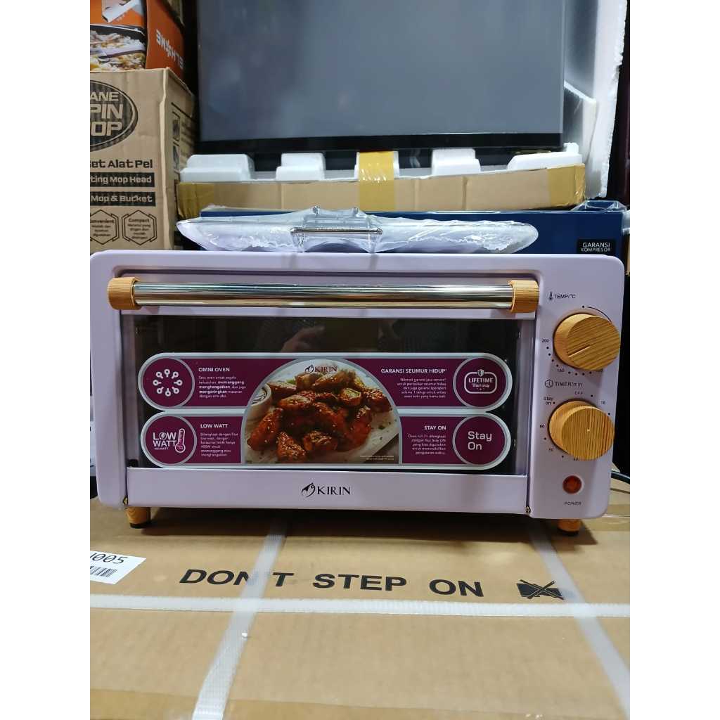Jual Omni Oven Kirin KBO 100 Kapasitas 10 Liter - 400 Watt Hemat Listrik | Shopee Indonesia