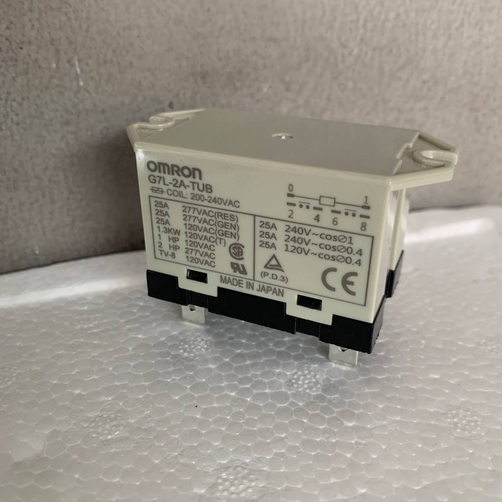 G7L-2A-TUB Relay G7L-2A-TUB High Power Relay 200-240VAC 25A 277VAC 6 ...