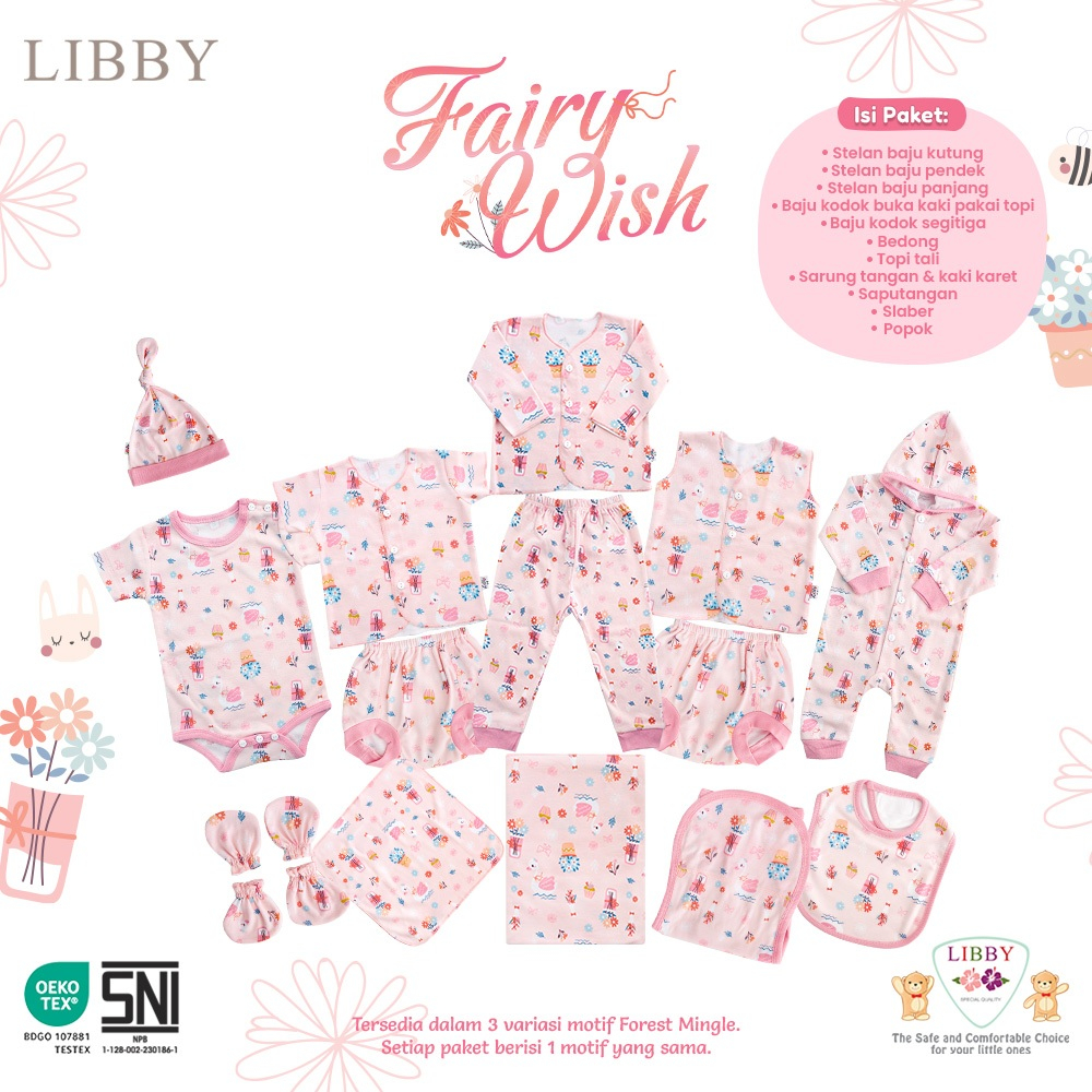 Jual LIBBY Paket Newborn Gift Set Motif Laki - Laki Perempuan (11 Pcs ...