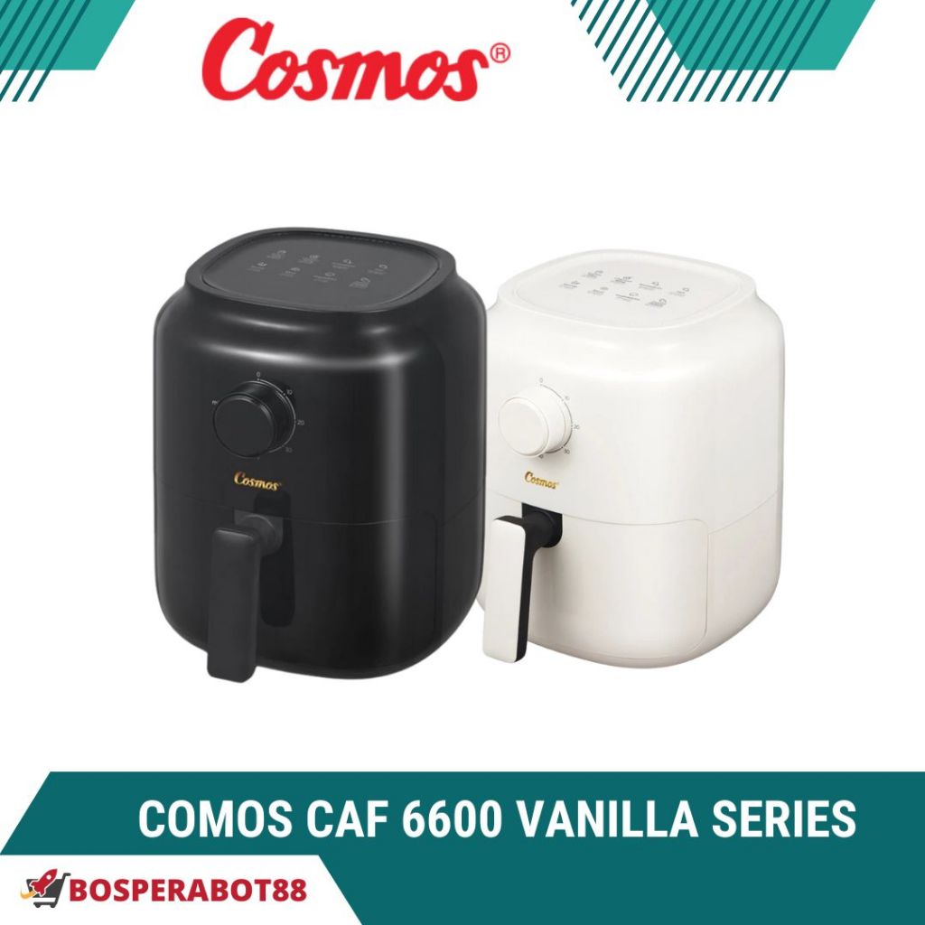 Jual COSMOS AIR FRYER CAF6600 HITAM / PUTIH 3L 650WATT | Shopee Indonesia