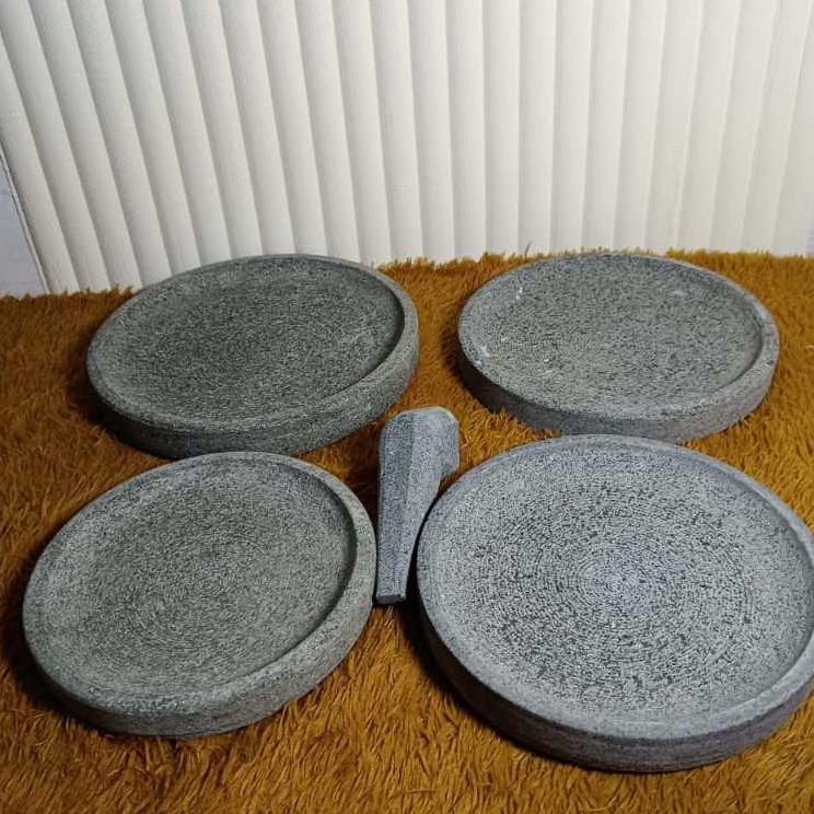 Jual Cobek Batu Asli / Batu Gunung Merapi Indonesia 100% Asli | Shopee ...