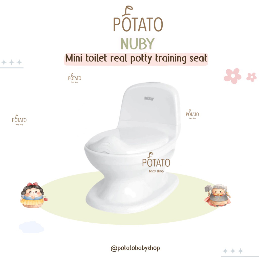 Jual Nuby Mini Toilet Real Potty Training Seat | Pispot Duduk Anak ...
