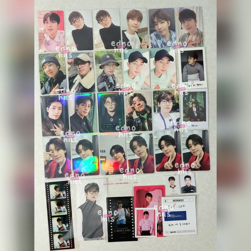 Jual PC SEVENTEEN || Photocard official seventeen || aab wonwoo wonu || SG25 ITS in the soop ...