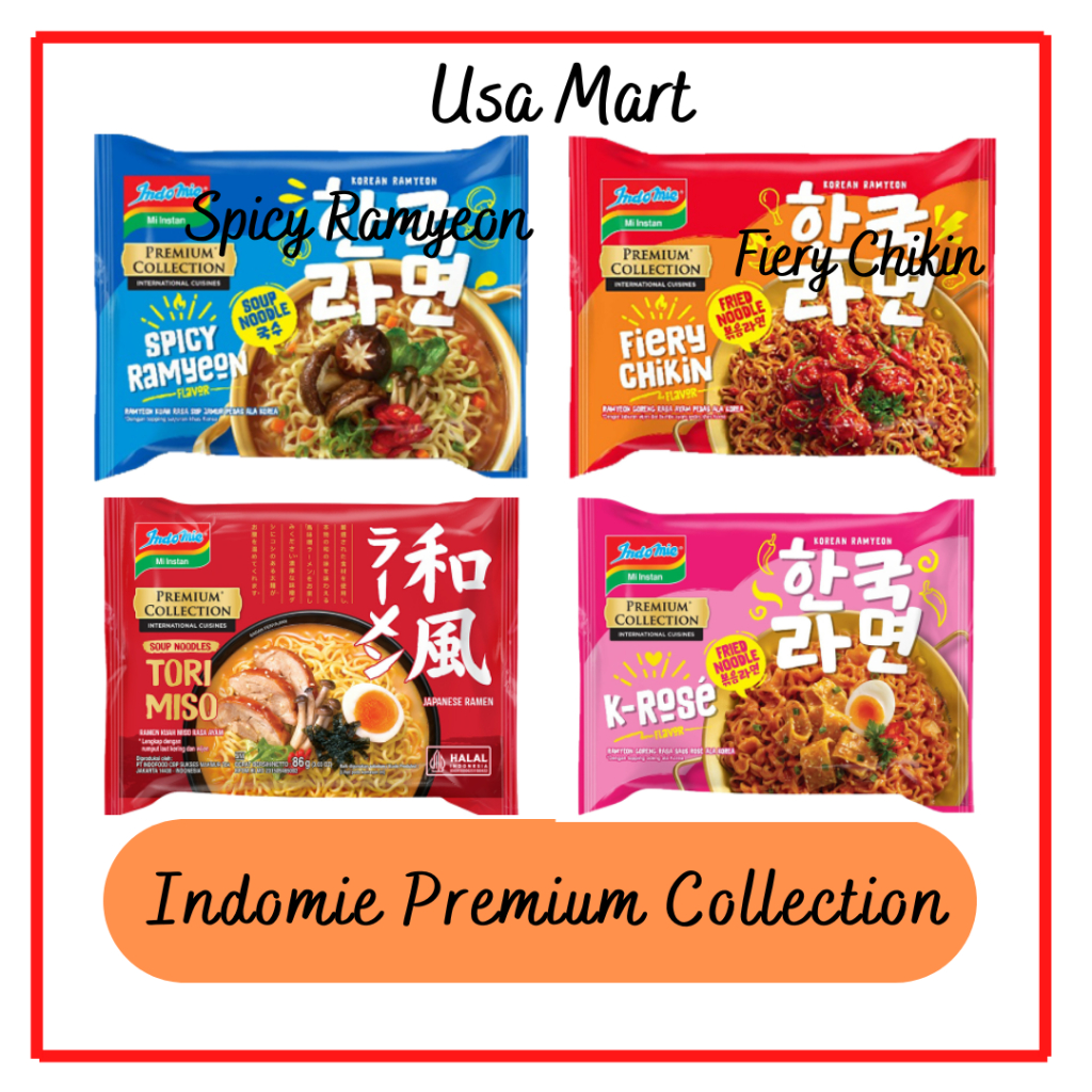 Jual Indomie Premium Collection Spicy Ramyeon / Fiery Chikin / Tori ...