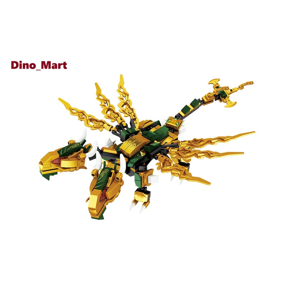 Jual Forange Block Golden Dragon Transformed Mars 2 in 1 FC1043 - Brick ...