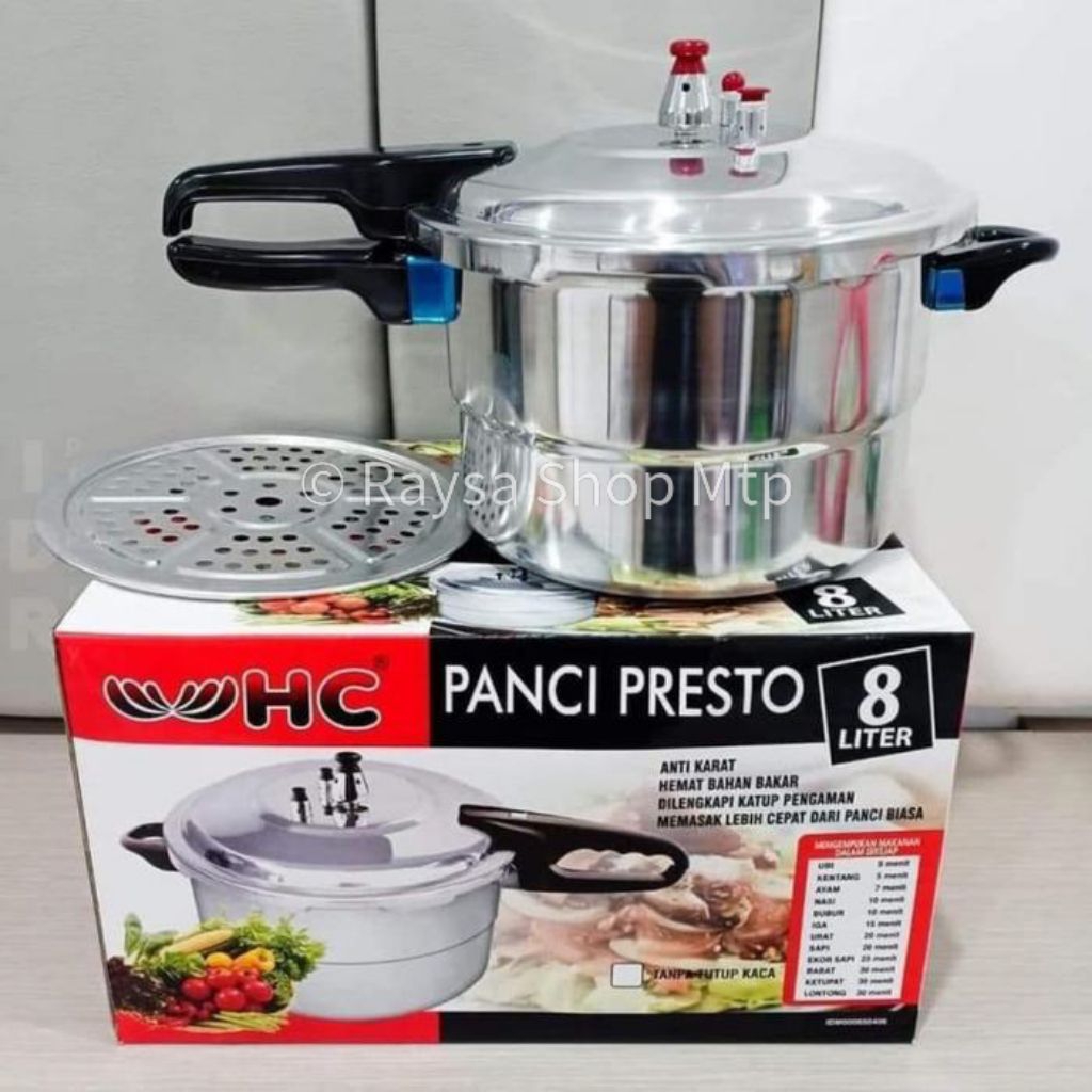 Jual PANCI PRESTO 8 LITER HC PELUNAK DAGING MULTIFUNGSI KEBUTUHAN DAPUR BUNDA Gagang - PANCI ...