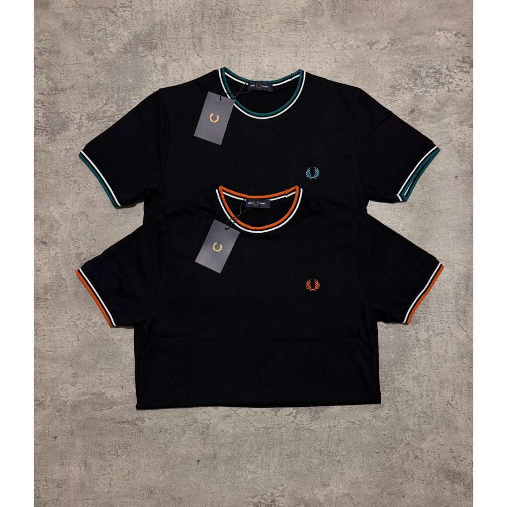Jual Kaos Branded Fred Simple Bordir List Hand//Kaos FP Premium Manset ...