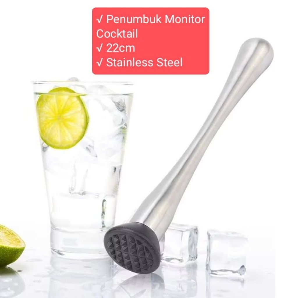 Jual Alat Penumbuk Buah Mojito Bar/ Slim Waist Muddler Bar Mixer ...
