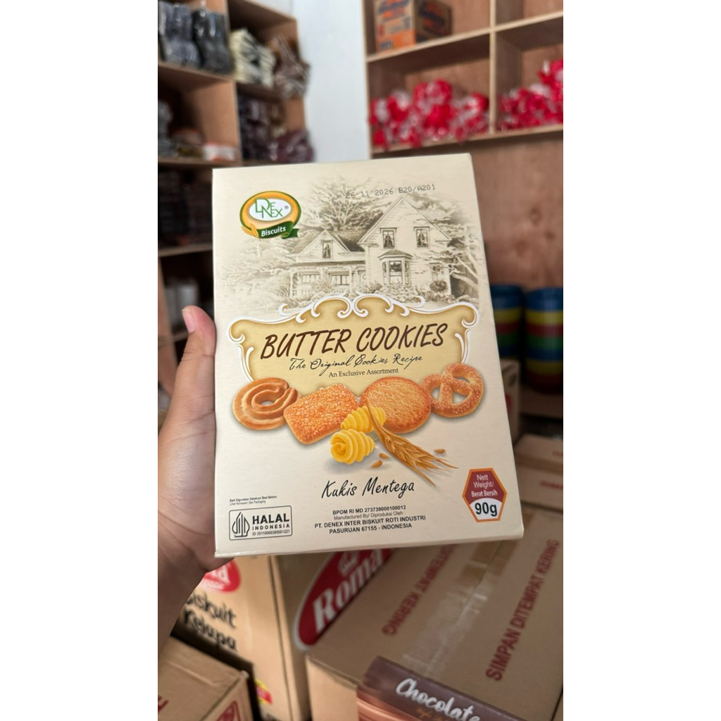Jual BUTTER COOKIES DENEX BISCUITS KUKIS MENTEGA SNACK HAJATAN ASUL ...