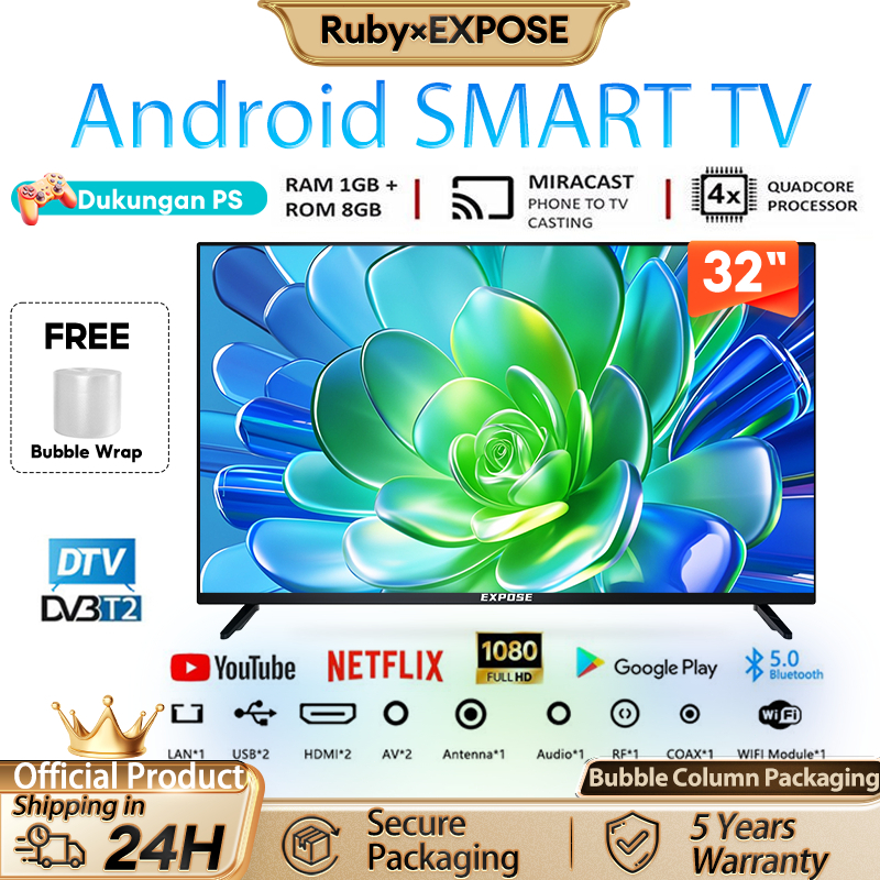 Jual Smart TV 43 inch Android TV 32 inch Android 12.0 4K LED Dolby ...