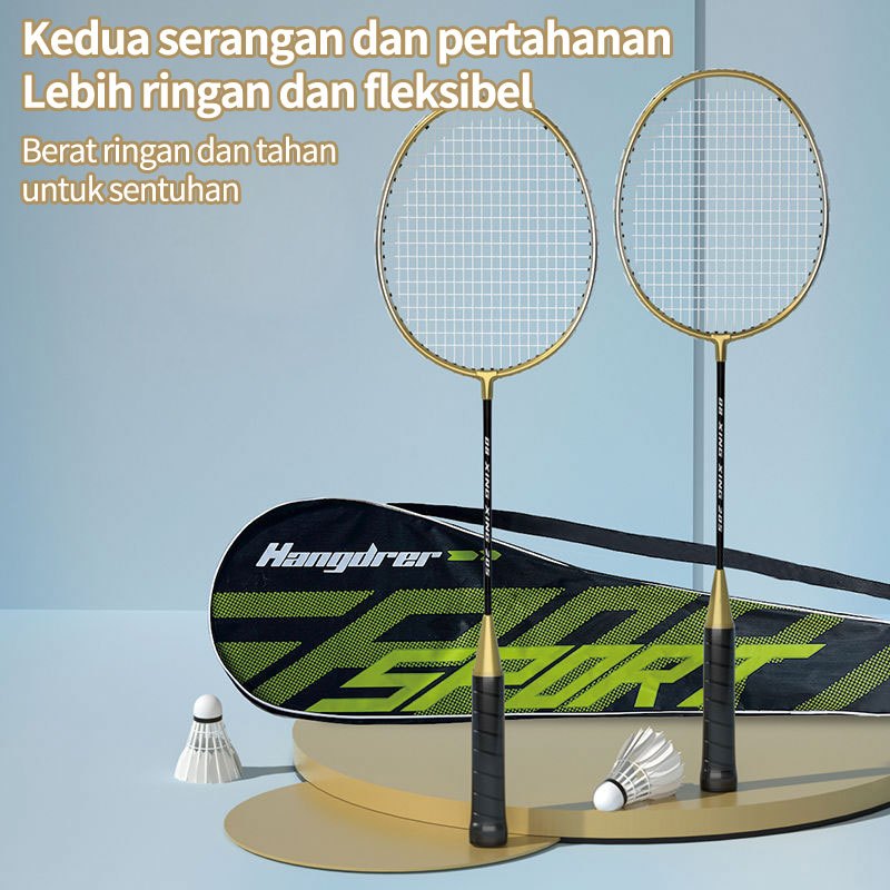 Jual Raket Bulu Tangkis Isi 2 pcs/Raket Badminton Original/Raket ...