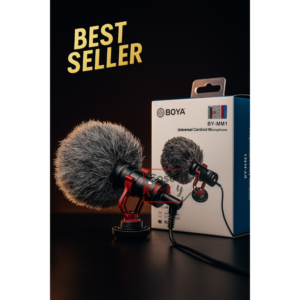 Jual Microphone Boya BY-MM1 Mic Shotgun HP & Kamera | Audio Jernih ...