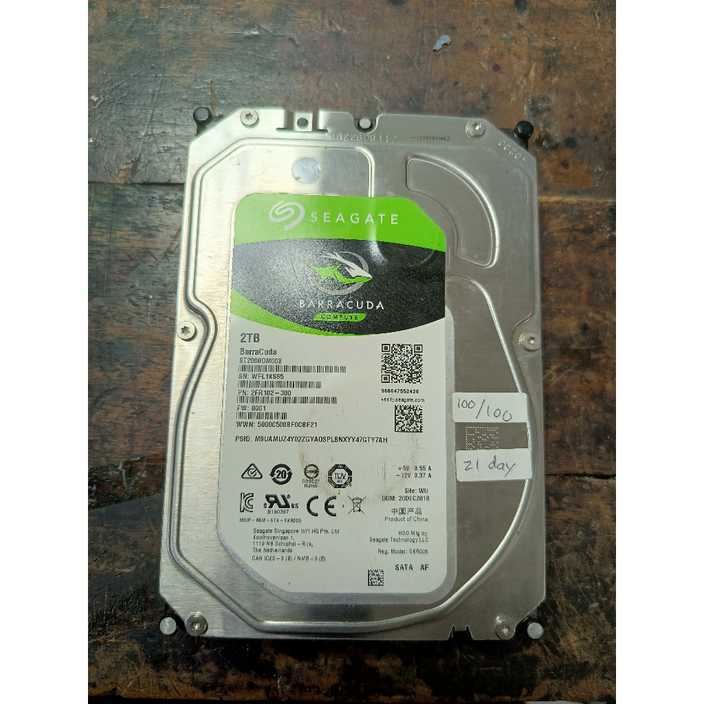 Jual Hardisk PC 2TB Merk Seagate Barracuda | Shopee Indonesia
