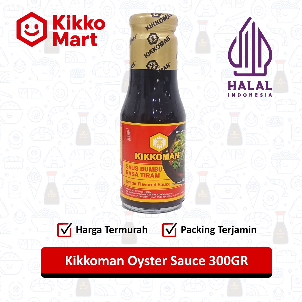 Jual Kikkoman Oyster Sauce Halal 300gr – Saus Tiram Gurih Kental Siap ...