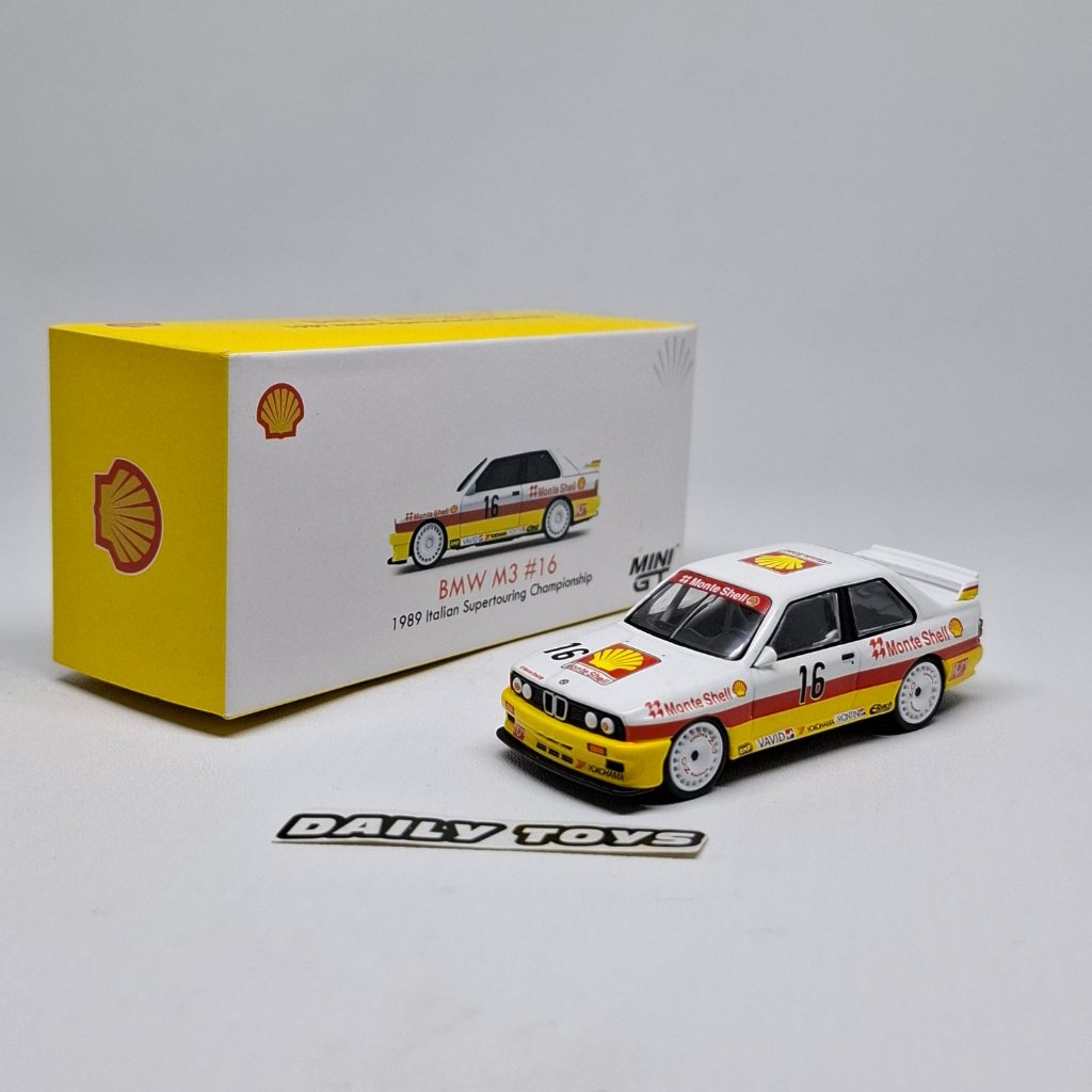 Jual Mini GT x Shell Hong Kong Exclusive BMW M3 E30 Evolution Groupe A ...