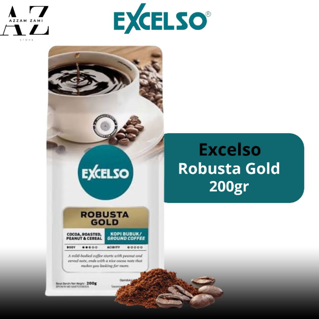 Jual Excelso Robusta Gold Kopi Bubuk Kualitas Lokal Premium Kemasan ...