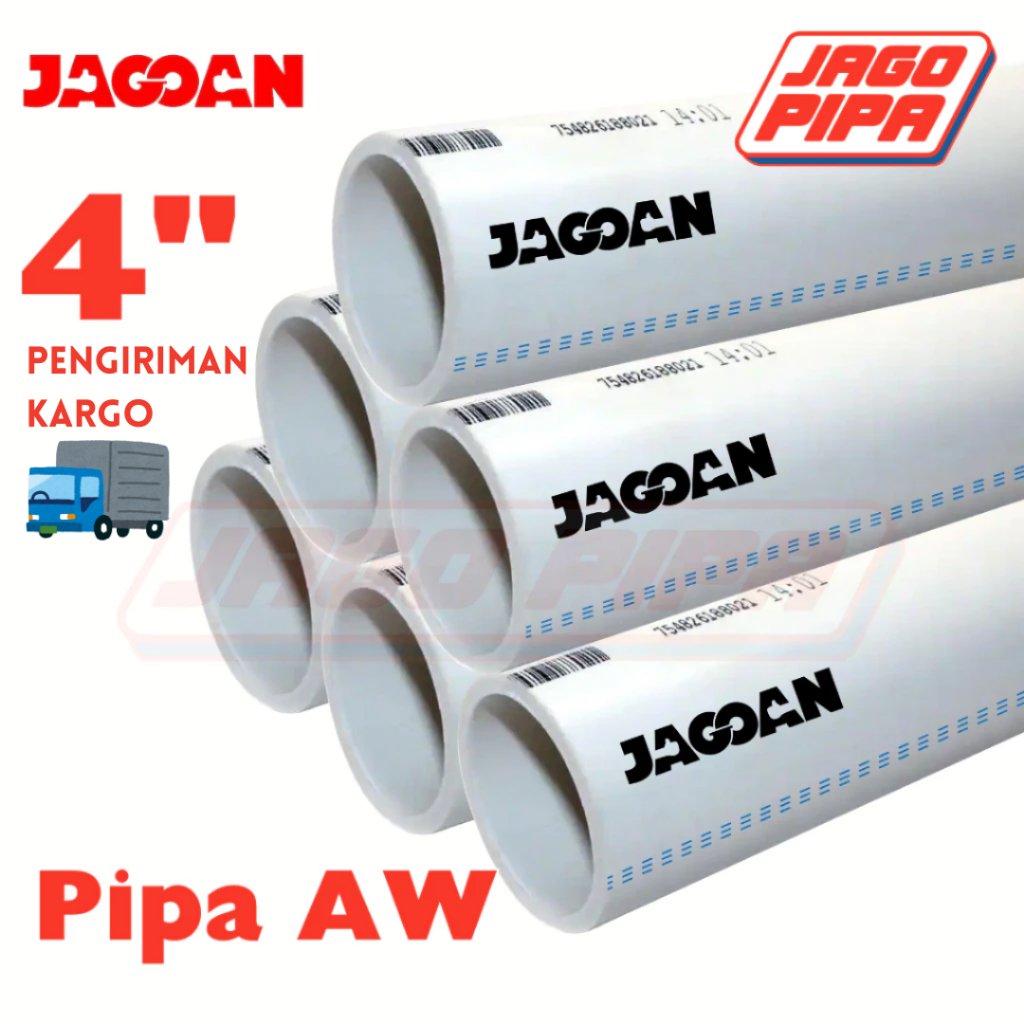 Jual Jagoan Pipa AW 4 Inch PVC Air Bersih MOF 4 Meter Paralon Putih Pralon 4" Pipa Sumur Bor ...