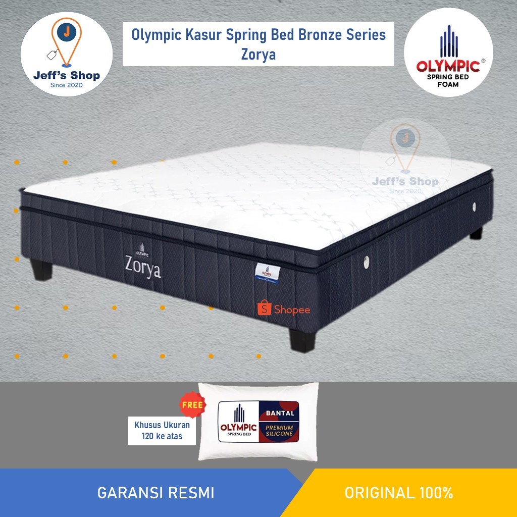 Jual Olympic Kasur Spring Bed + Divan Bronze Series Zorya | Shopee ...