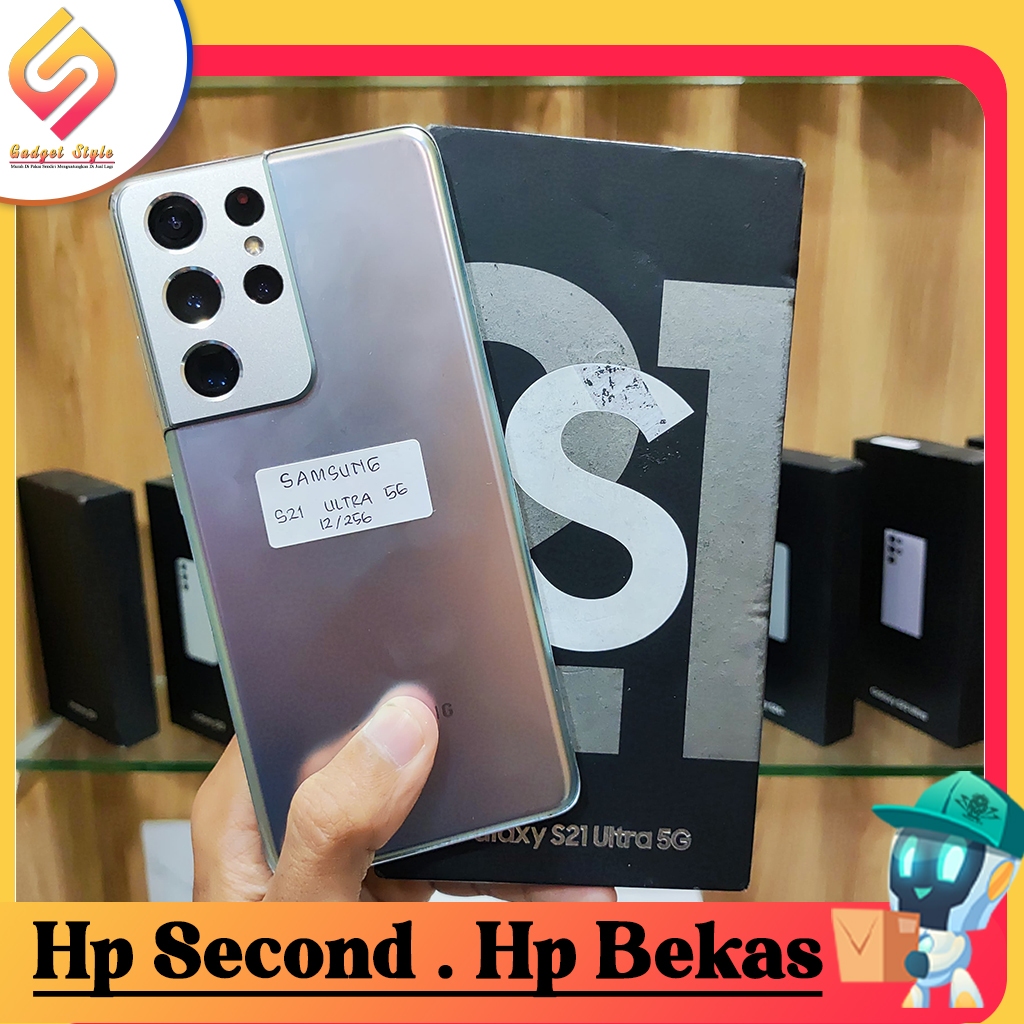 Jual Samsung S21 Ultra Ram 12GB Rom 256GB Second Resmi | Shopee Indonesia