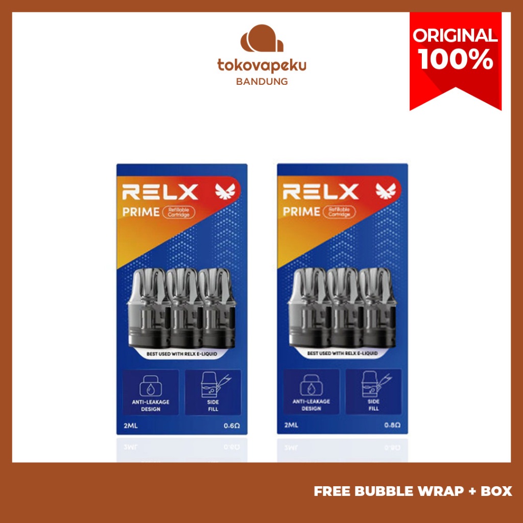 Jual CARTRIDGE RELX PRIME POD KIT CATRIDGE POD RELX 2ML ORIGINAL by ...